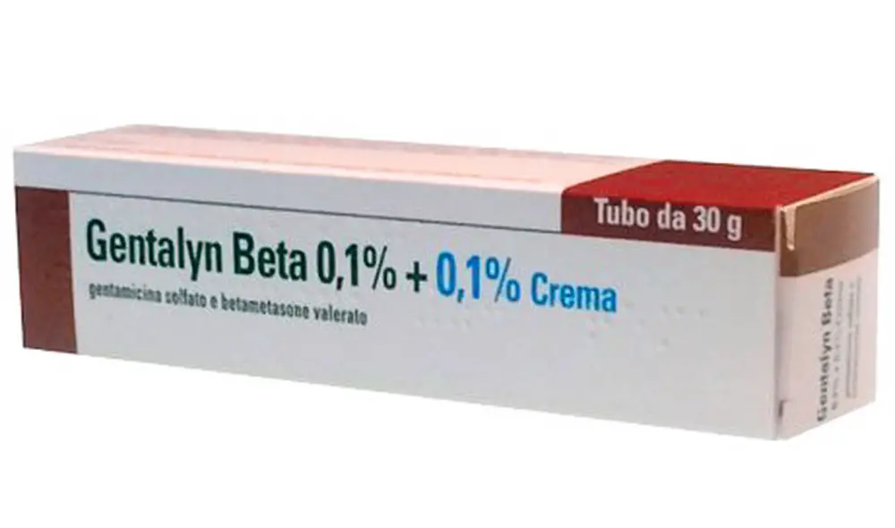 Gentalyn Beta 0,1%+0,1% crema (gentamicina betametasone): foglio ...